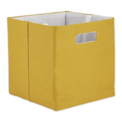 Design Imports Camz14956 13 X 13 X 13 In Polyester Cube Solid Lemongrass Square 1 Kroger