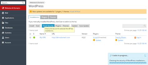 Plesk Securing WordPress BaseHost