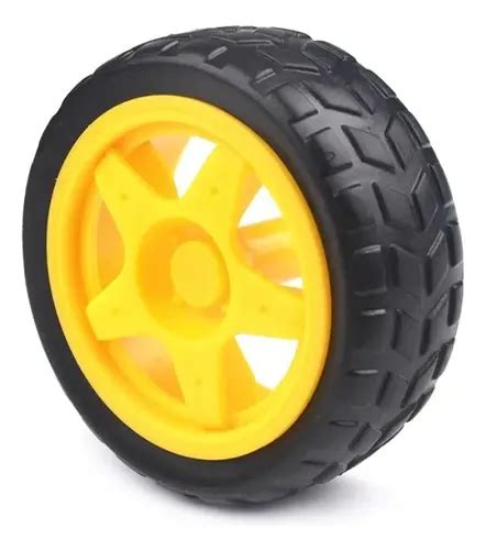 Rueda Para Motor Eléctrico Dc Carro Robot Arduino Mercadolibre