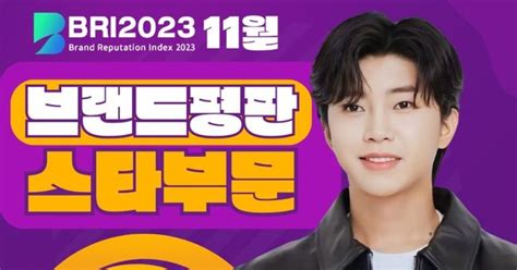 선한 영향력 커뮤니티와 함께 성장 임영웅 11월 스타 브랜드평판 Top3