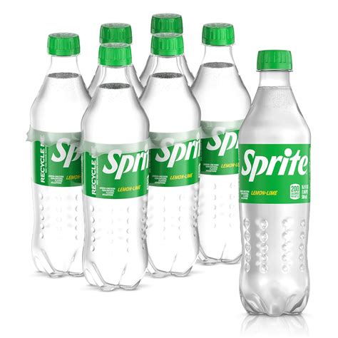 Sprite Lemon Lime Soda Soft Drinks 169 Fl Oz 6 Pack
