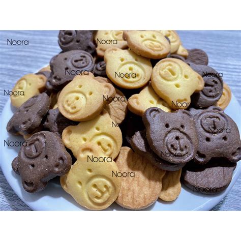 ขนมหมีเทดดี้ เทดดี้คุกกี้ อร่อยเคี้ยวเพลิน ปริมาณ 500 1 000 กรัม Shopee Thailand