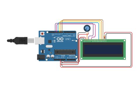 Circuit Design Simple Arduino Lcd Animation Tinkercad