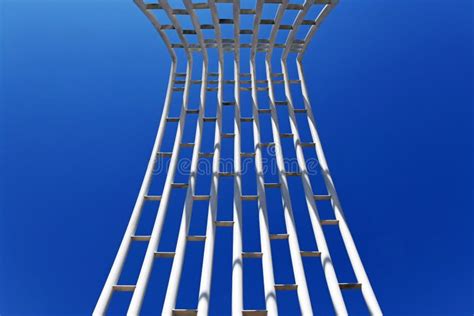 Modern Grid Architecture In The Garden Stock Image Image Of Festival Bank