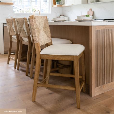 Beacon Bohemian Counter Height Bar Stool With Back Nathan James