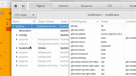 The Gtk Inspector Gtk Development Blog