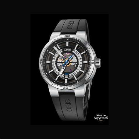 Watch Oris Oris Tt1 Engine Date Oris Tt1 01 733 7752 4124 07 4 24 06fc Steel Skeleton Dial
