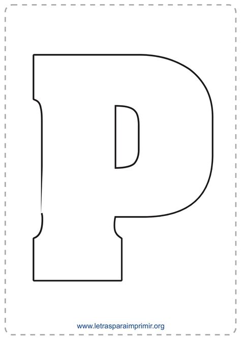 Letras P Para Imprimir Letras Para Imprimir