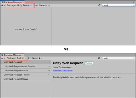 搜索框 Unity 手册