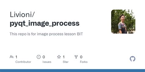 GitHub Livioni Pyqt Image Process This Repo Is For Image Process Lesson BIT