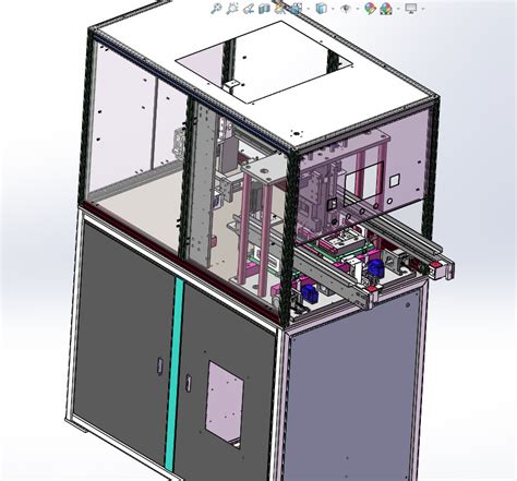 【非标数模】自动化导光板裁切机3d数模图纸 Solidworks设计 Solidworks 仿真秀干货文章