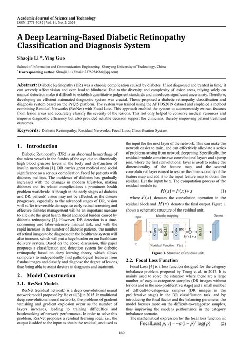 Pdf A Deep Learning Based Diabetic Retinopathy Classification And Diagnosis System