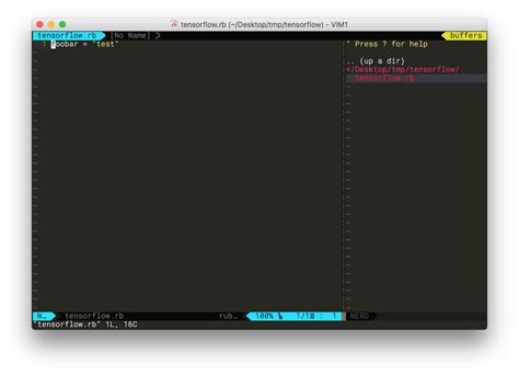 Vim Keep Nerdtree On Right Side When Closing Buffer Stack Overflow