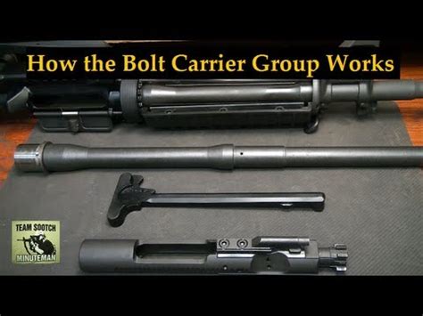 How The Ar 15 Bolt Carrier Group Works Youtube