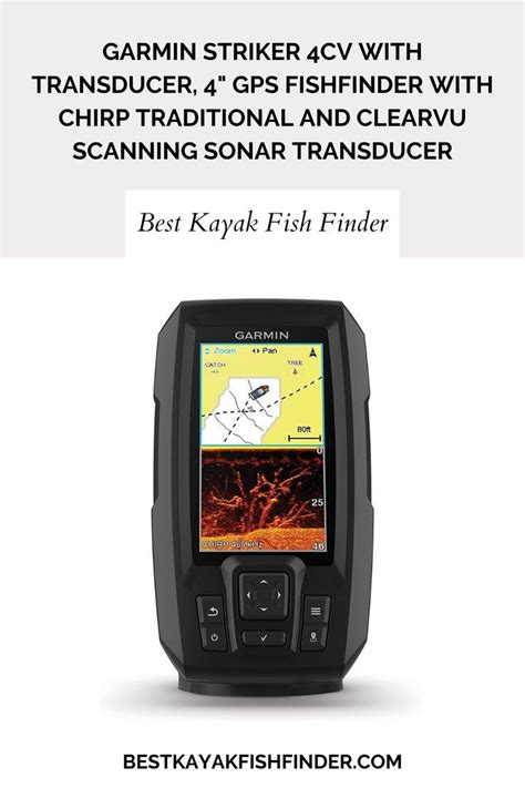 Garmin Striker Vivid Cv Easytouse Color Fishfinder Sonar Transducer Vivid Scanning Color