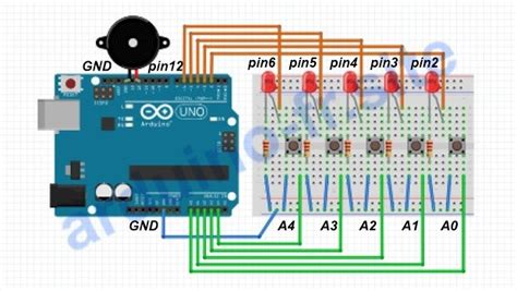Diy Jeu Arduino Avec Leds Simon Says Game Code Câblage