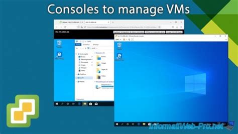Overview Of The Web Console And The VMware VMRC Console On VMware VSphere VMware