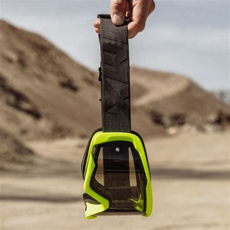 Gogle Imx Endurance Flip Flo Yellow Matt Black Dark Smoke Offroad Brothers