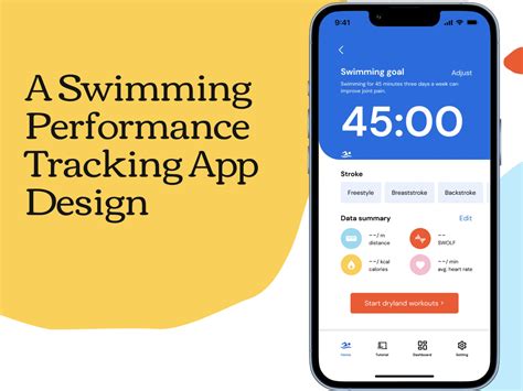 Swimming Performance Tracking App By Synne Hsin Jou Lin On Dribbble