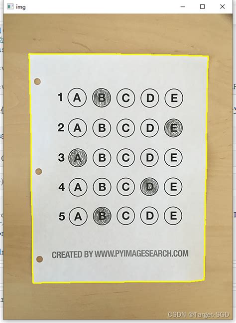 实战分享！用 Python 实现答题卡识别！ 知乎