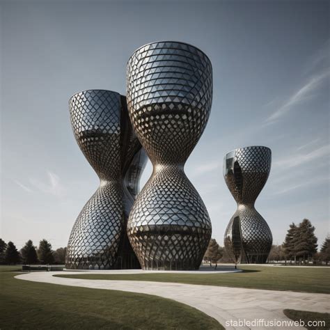Hourglass Building Design Stable Diffusion Online