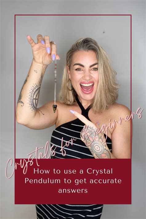 How To Use A Crystal Pendulum I Crystals For Beginners Women Supporting Women Wild Woman