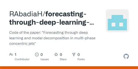 Github Rabadiah Forecasting Through Deep Learning And Modal Decomposition In Multi Phase
