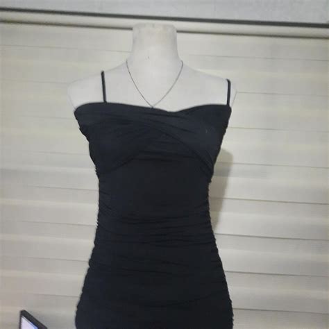 Sexy Black Party Dress Extra Small To Small Womens Fashion Dresses