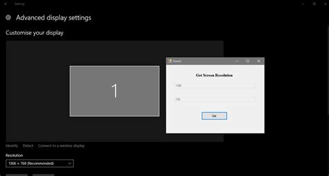 how to get screen resolution in vb