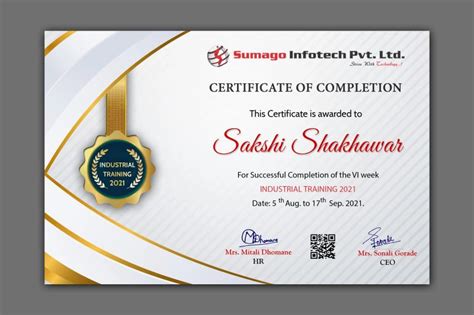 Sakshi Shakhawar On Linkedin Industrialtraining
