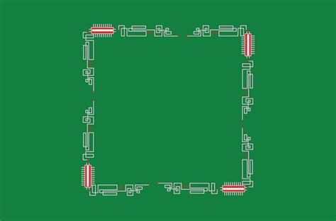 Circuit Border Vector Art Icons And Graphics For Free Download