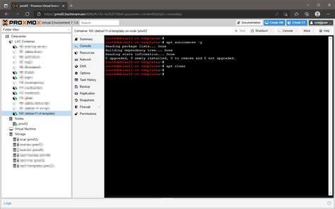 Proxmox Lxc Container Templates Ohne Dab Erstellen Bachmann Lan De