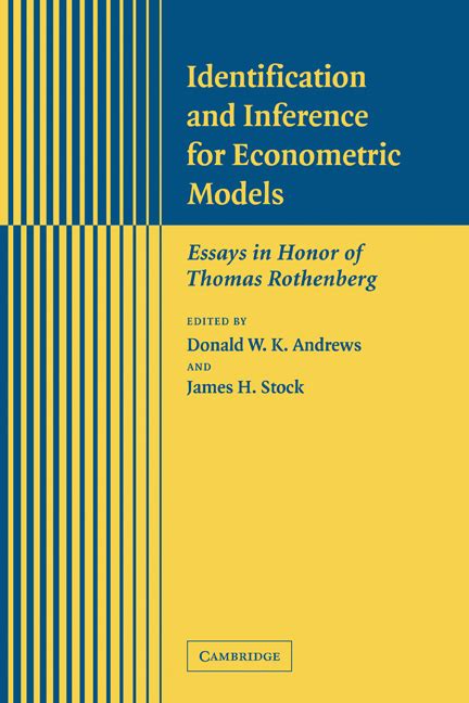 Identification And Inference For Econometric Models Cambridge