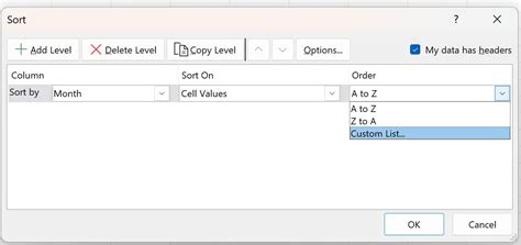So Sortieren Sie Monate Chronologisch In Excel Mit Beispiel Statistik