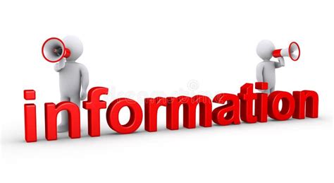 Two Men With Megaphones For Information Stock Illustration Illustration Of Query Holding