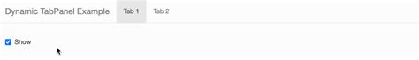 R How To Dynamically Show And Hide A Tabpanel In A Navbarpage Stack Overflow
