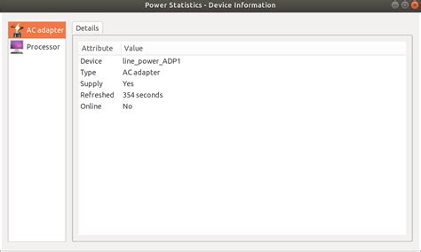 Ubuntu 1804 Battery Indicator Not Displaying As Well As System Saying