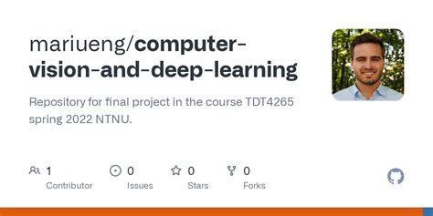 Github Mariueng Computer Vision And Deep Learning Repository For Final Project In The Course