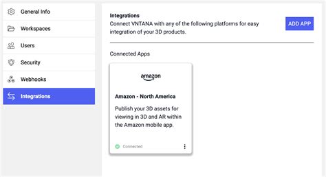 Integration Amazon Vntana