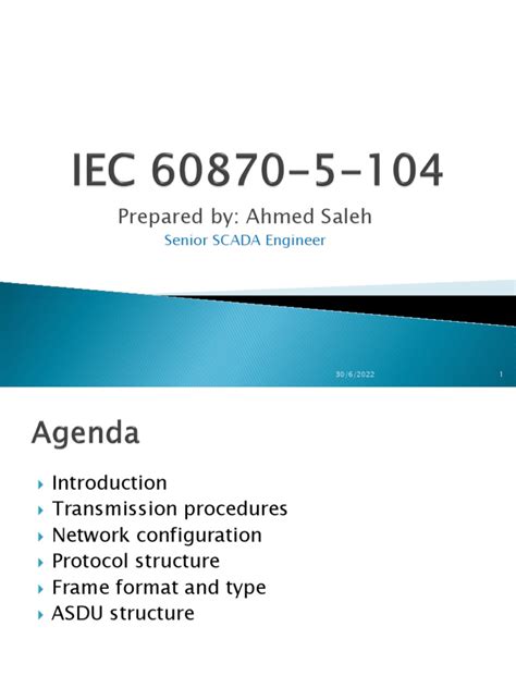 Iec 60870 5 104 Pdf Internet Protocol Suite Transmission