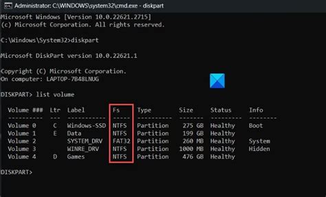 How To Find Out File System Of Drive In Windows