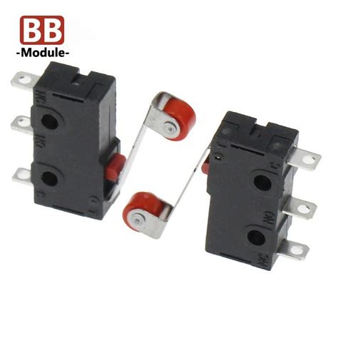 10pcs Kw12 Kw12 N Mini Micro Switch 3pin With Roller Limit Switch Shopee Philippines