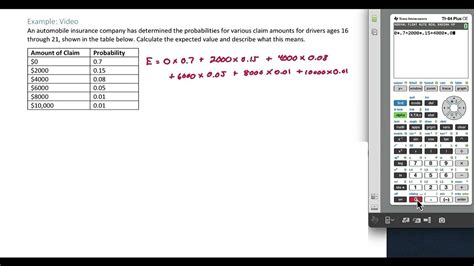 Expected Value Example 4 Youtube