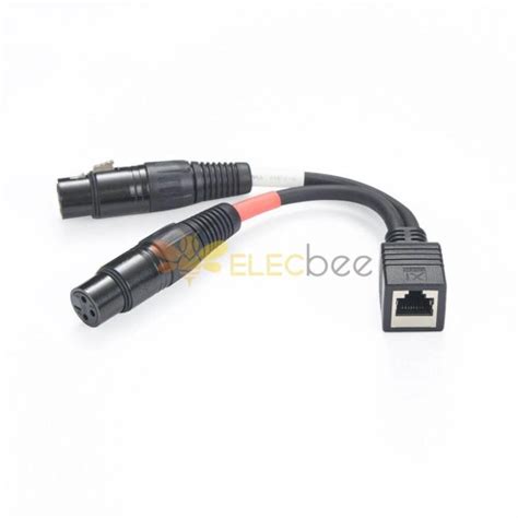 Axia Adapter Cable Dual Xlr Female To Rj45 Female 0 2m