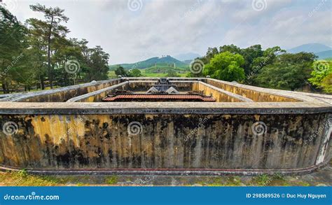 View Of Mausoleum Of King Gia Long Thien Tho Mausoleum In Hue