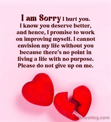 Sorry And Apology Paragraphs For Her Wishesmsg