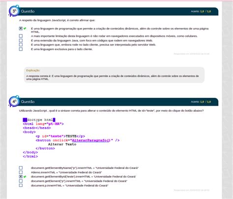 Desenvolvimento Web Simulado Estácio 3 4 Análise e Desenvolvimento de Sistemas
