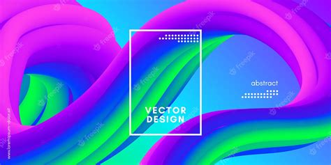 Premium Vector Liquid Gradient Shape Abstract Fluid Poster Design