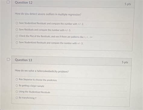 Solved How Do You Detect Severe Outliers In Multiple