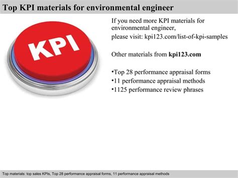 Environmental Engineer Kpi Ppt